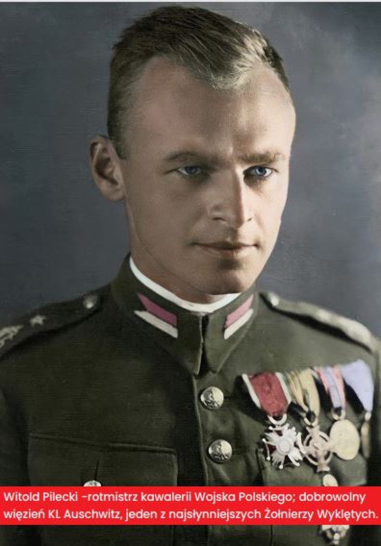 Witold Pilecki - rotmistrz kawalerii Wojska Polskiego; dobrowolny ...